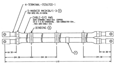 11682336 Inter-vehicle Power Cable & Plug Assembly